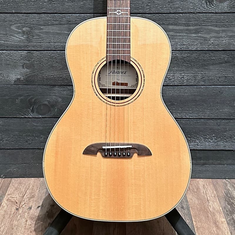 Alvarez AP70E Parlor Acoustic-Electric Guitar - Natural | Reverb