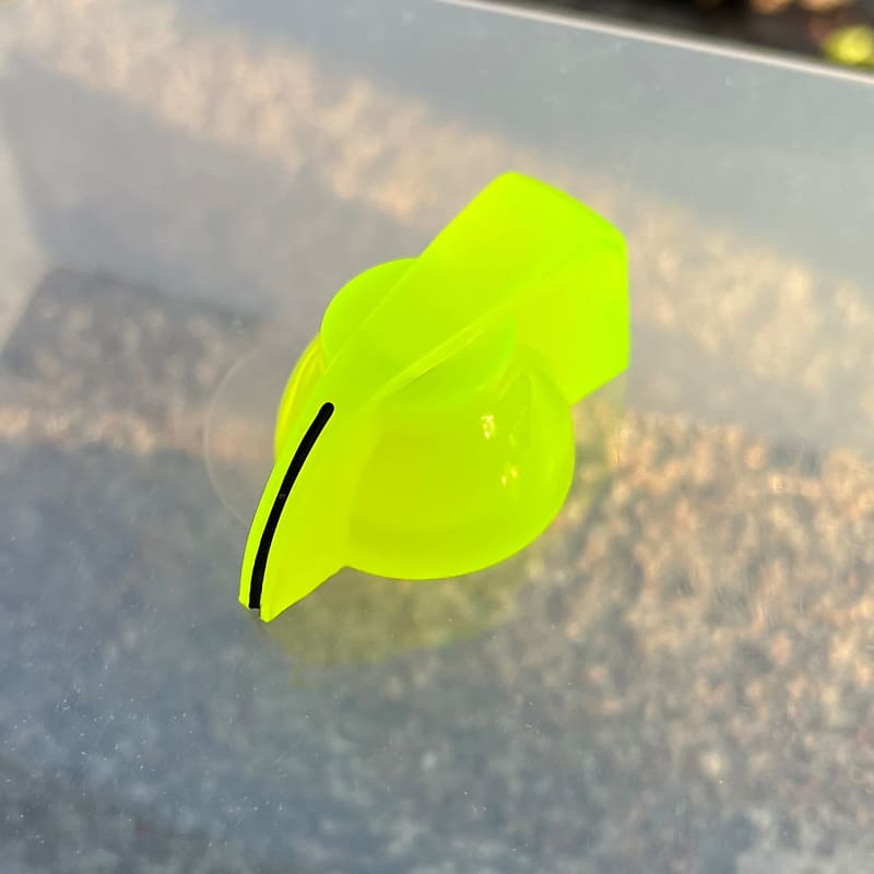 Bright Yellow/Lime Green Fluorescent Neon Chicken Head | Reverb