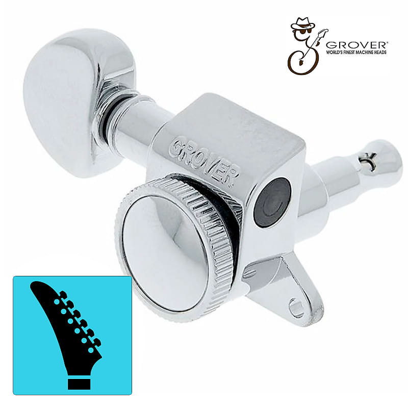 NEW Grover 505CL6 LEFTY Mini Roto-Grip Locking Rotomatic 6 In | Reverb