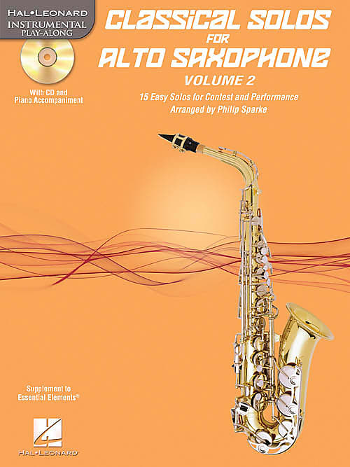Classical Solos For Alto Saxophone Vol 2 Alto Sax | Reverb
