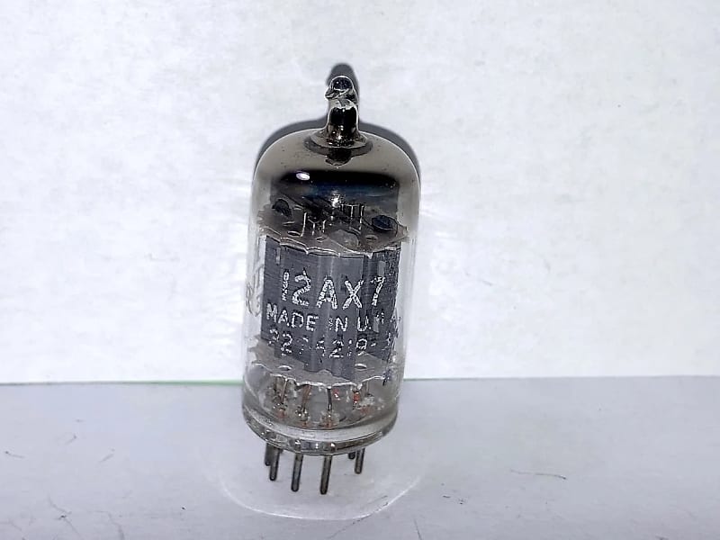 1962 Tung-Sol 12AX7 ECC83 Long Plate Tube, Tested, Original | Reverb