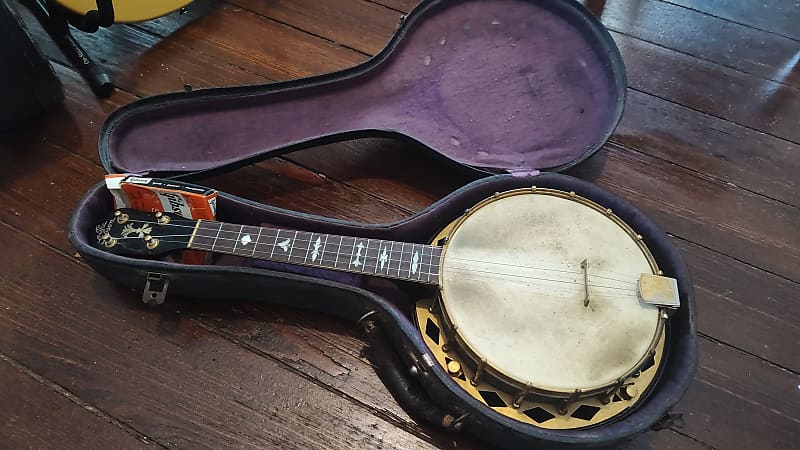 1928 Gibson UB-5 w/ Original Case | Reverb