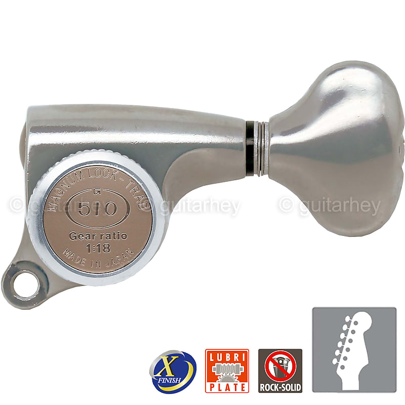 NEW Gotoh SGS510Z-S5 MGT 6 in line Locking Tuners Set 18:1 | Reverb