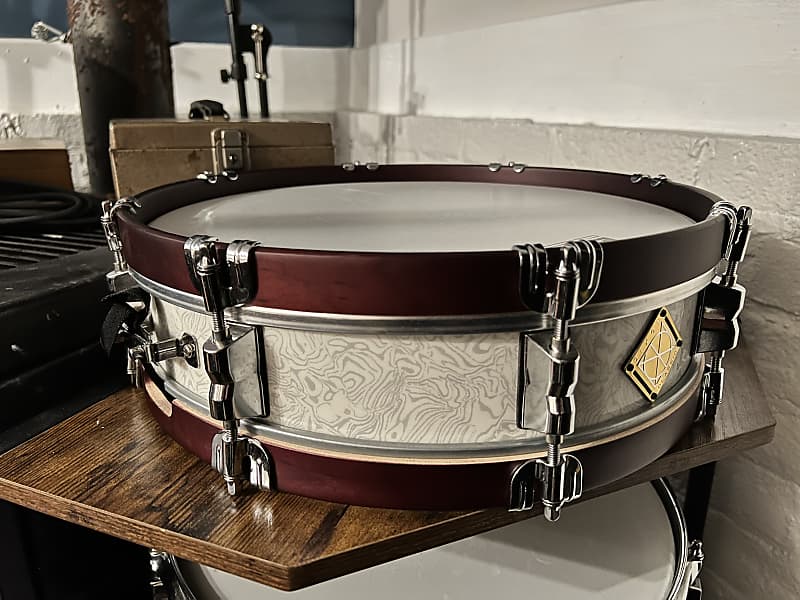 Dixon Classic Hybrid Maple Wood Hoops 3.5” x 14” - Sub Zero | Reverb