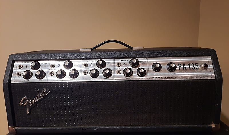 Fender Pre-Amp PA-135 Black | Reverb