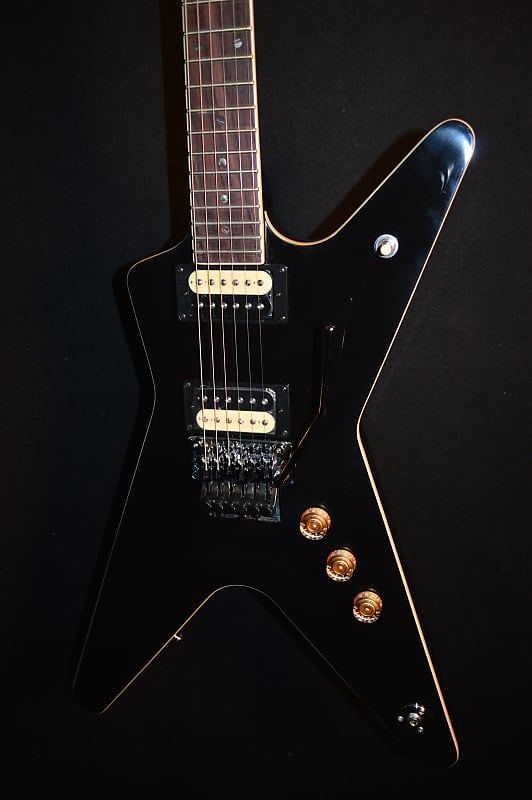 Dean ML 79 Floyd Classic Black Electric Guitar | Reverb