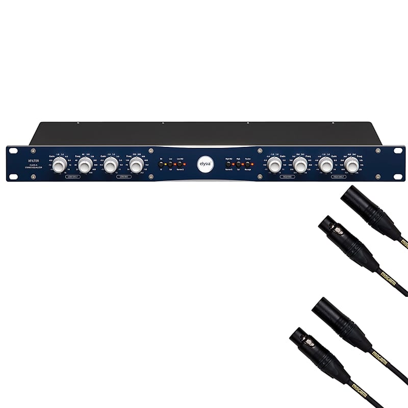 Elysia Xfilter Rackmount Stereo 4-Band Class-A Parametric | Reverb