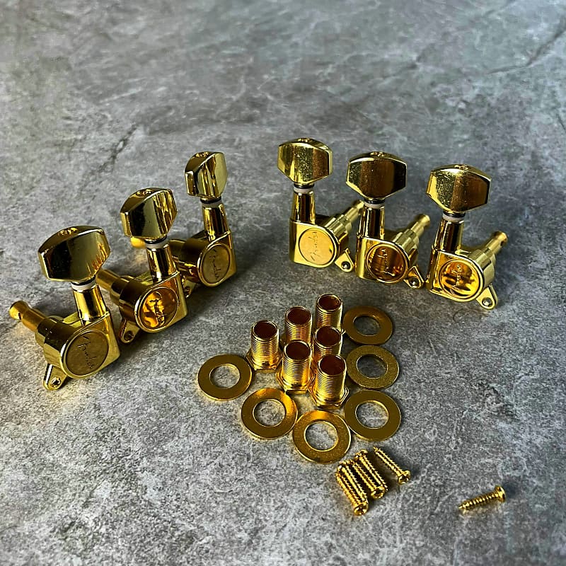 Fender Guitar Tuning Pegs/ Machine Heads tuners! 3R/3L | Reverb