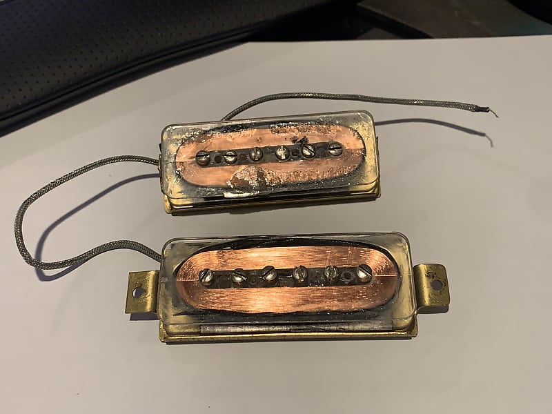 Gibson Clear Bobbin P90 Pickup Set Late 60s * Rare* | Reverb