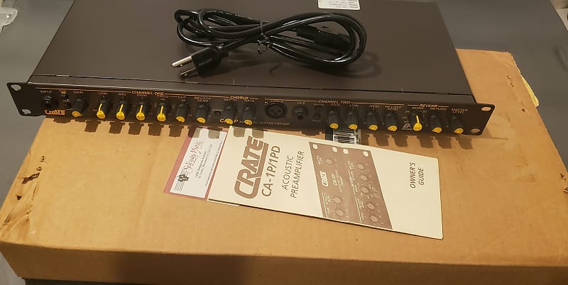Crate CA 1PD Rack-Mount Acoustic Guitar Preamp | Reverb