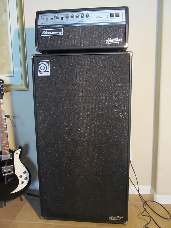 Ampeg SVT-CL 300W head and Heritage Cabinet SVT-810E 2013 | Reverb