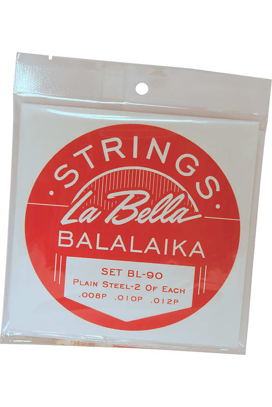 La Bella Balalaika Steel 6 String Set Loop End LBSBLLK | Reverb
