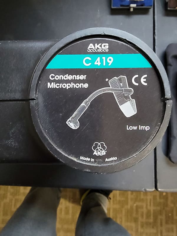 AKG Acoustics C419 mid-90's - Black | Reverb