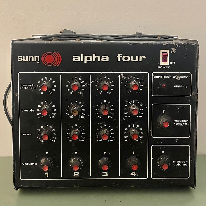 Sunn Alpha Four Four Channel Mixer 1970s | Reverb