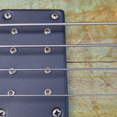 Custom Short scale mini bass - Translucent green | Reverb