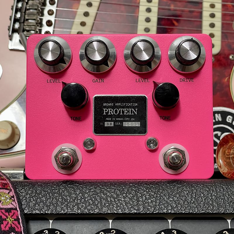 Browne Amplification Protein V3 Dual Overdrive - Pink | Reverb