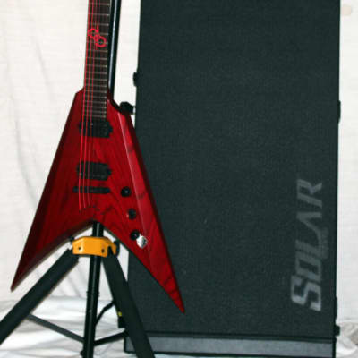 Solar Guitars V2.6 - blood red matte | Reverb