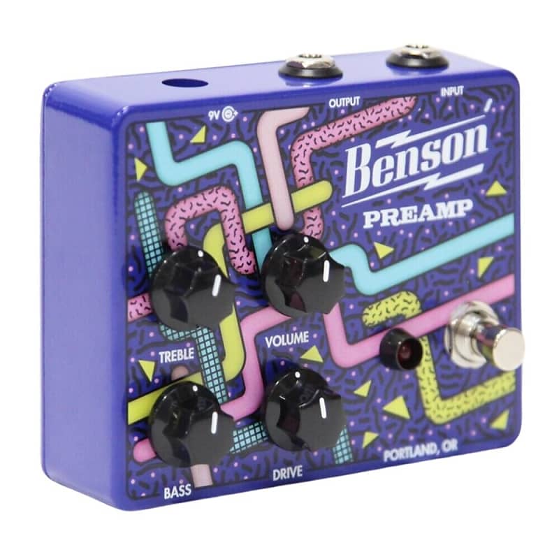 Benson Amps Preamp Overdrive Pedal - Complicated Pattern | Reverb