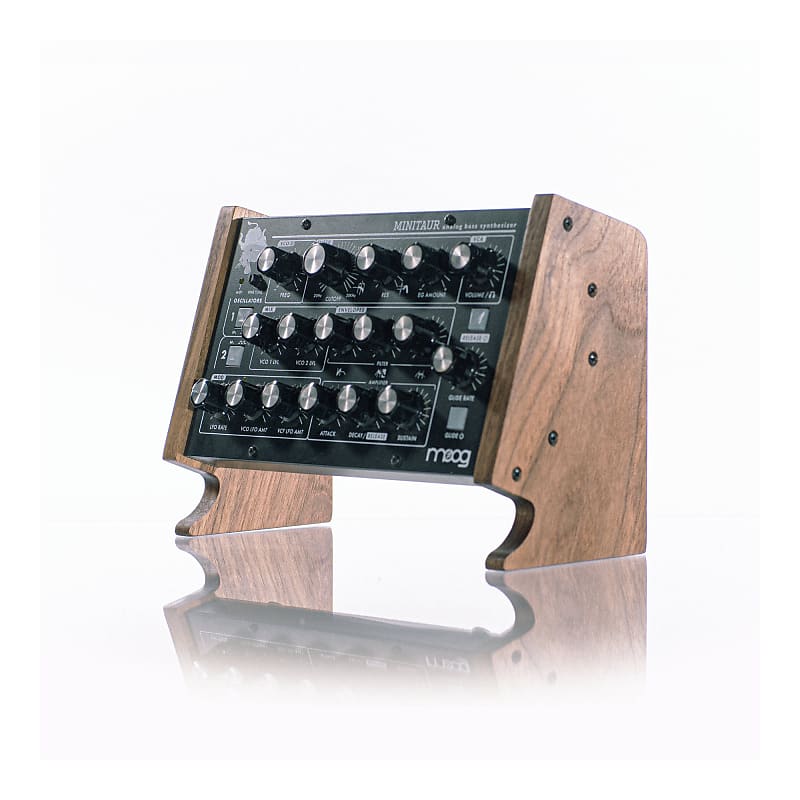 Mount for Moog Minitaur or Sirin | Handmade with solid black | Reverb