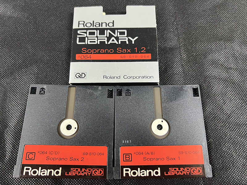 Roland Sound Library Disk Soprano Sax 1,2 for S-10, S-220 | Reverb