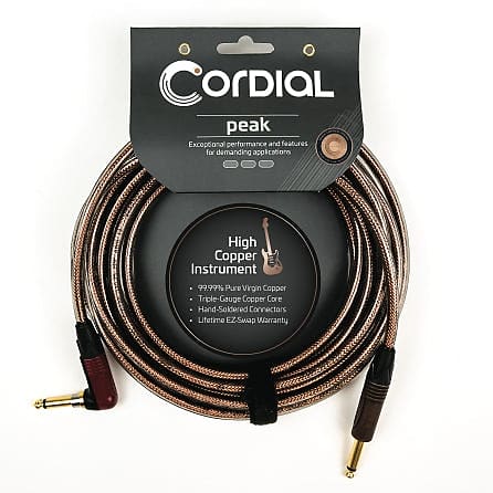 Cordial Cables Premium High-Copper Instrument Metal Cable | Reverb