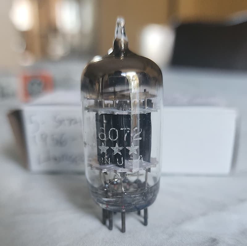 G.E 1956 5 Star 6072 Tube for AKG C12 C28 251 Microphone - | Reverb