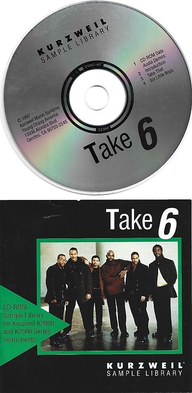 Kurzweil Take 6 🎹 CD-ROM Sound Library for K2000/K2500/K2600 | Reverb