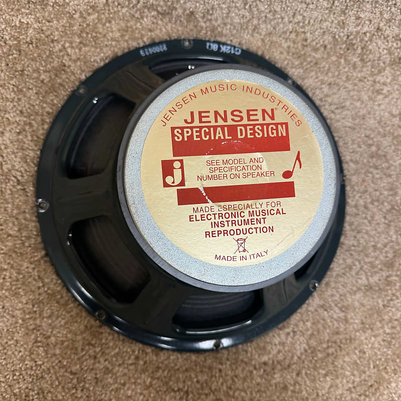 Jensen Special Design C12K 8 ohm 12" Raw Speaker | Reverb