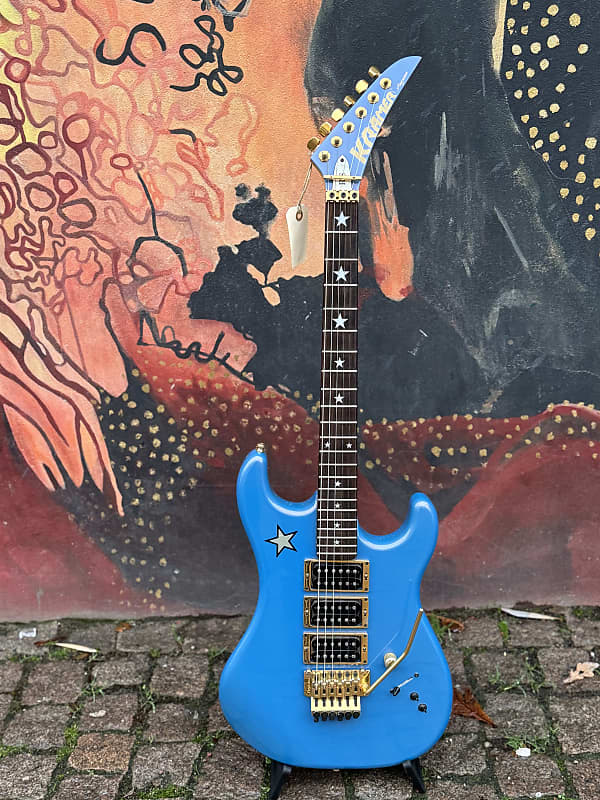 Kramer Richie Sambora 1987 - Iridescent Blue | Reverb