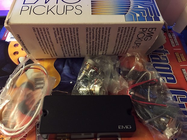 EMG 35DC bass pickup NIB black | Reverb