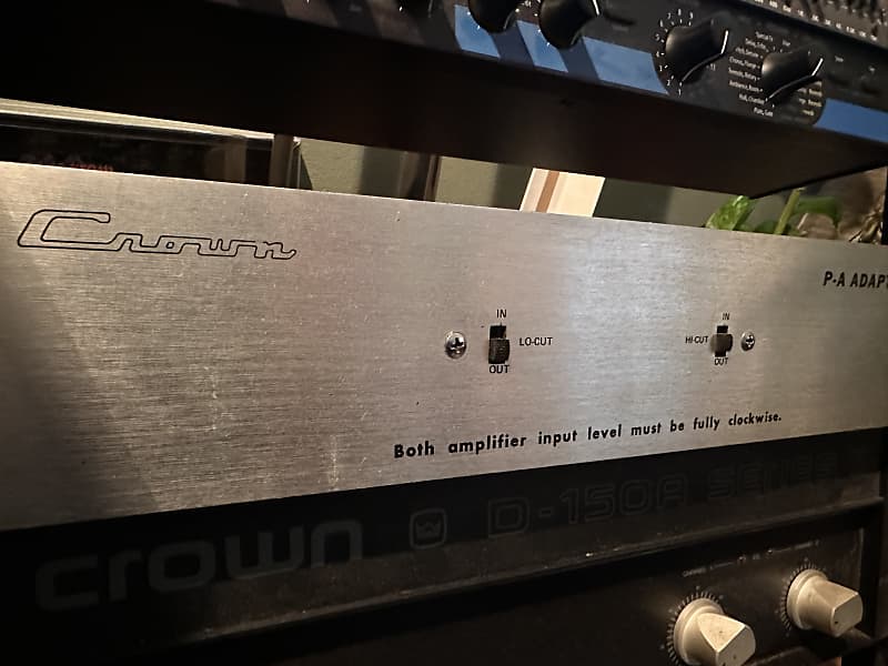 Crown PA Adapter 1978 - Silver | Reverb