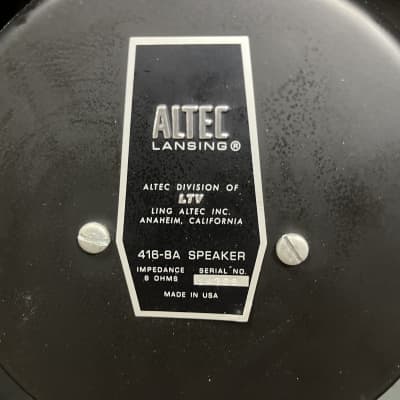 Altec Lansing A7 VOTT 1970s - Battleship gray | Reverb