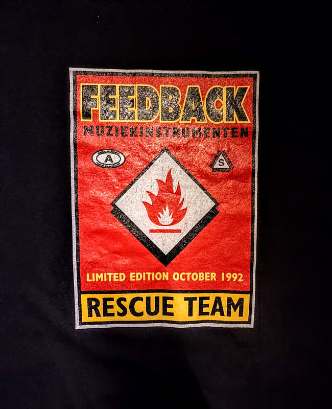 Rare vintage T shirt from 1992 from Feedback Music Store The | Reverb