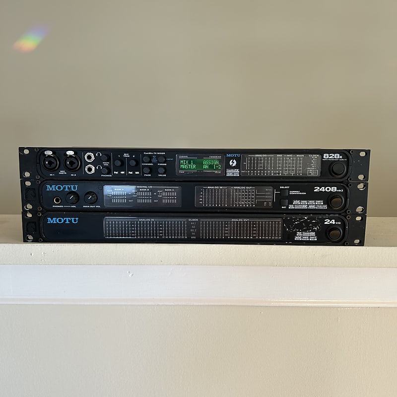 MOTU 828x 2408 Mk3 24 I/O Interface Rig Bundle | Reverb