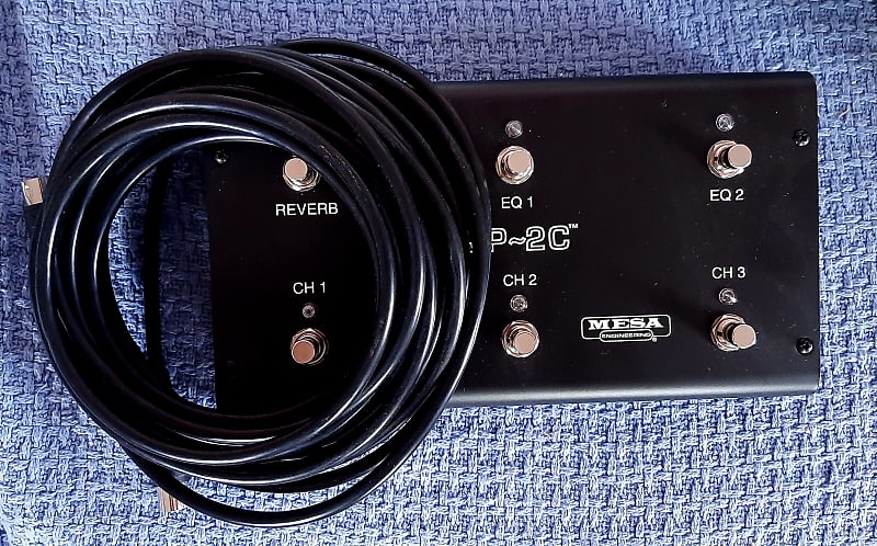 Mesa/Boogie JP-2C 6-Button Footswitch FC.JP2C and 7 Pin DIN | Reverb