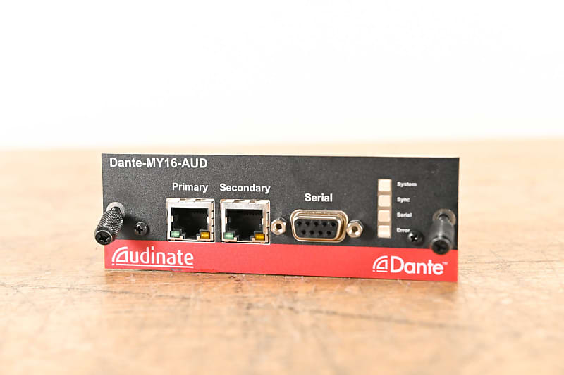 Audinate Dante-MY16-AUD 16-Channel Dante Network I/O Card | Reverb