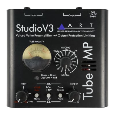 ART Tube MP Studio V3 Tube Microphone Preamp Bundle with Pro | Reverb