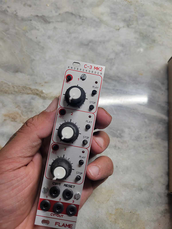 Flame C3 Knob Recorder MK2 - Silver | Reverb