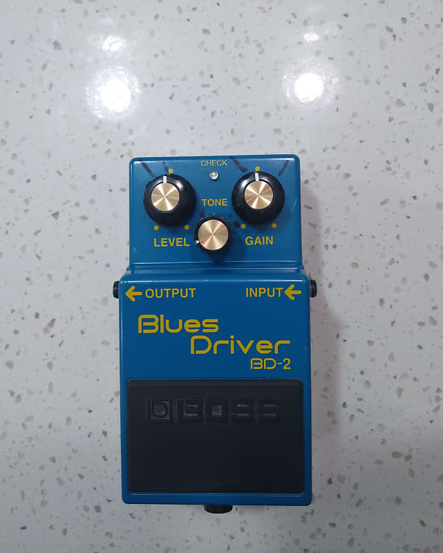 Boss BD-2 Blues Driver Pedal with Phat Mod 2010s - Blue | Reverb