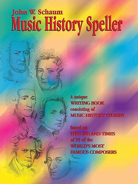 Music History Speller: A Unique Writing Book Consisting of | Reverb