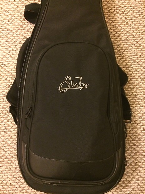 Suhr Deluxe Padded Electric Guitar Gig Bag Case Black | Reverb