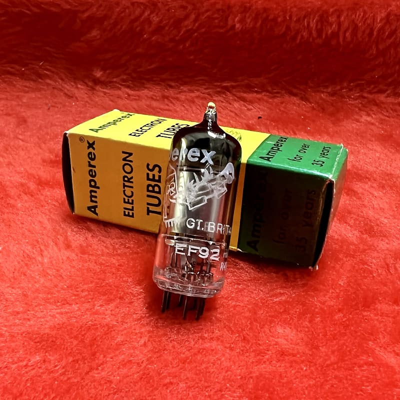 Mullard Amperex EF-92 valve c 1960 Bugle-boy original vintage | Reverb