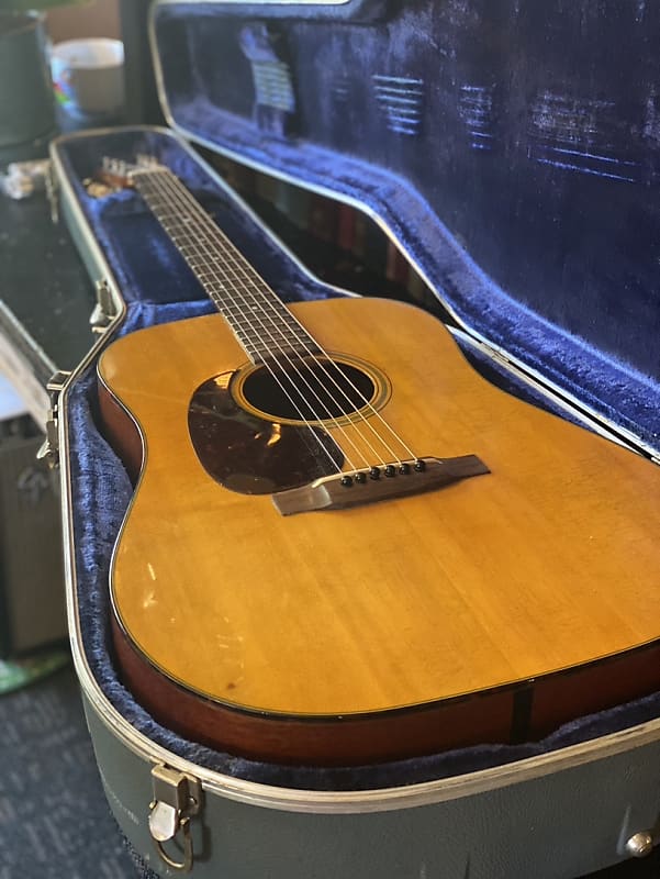 Left Handed Martin D-18 1962 Natural | Reverb