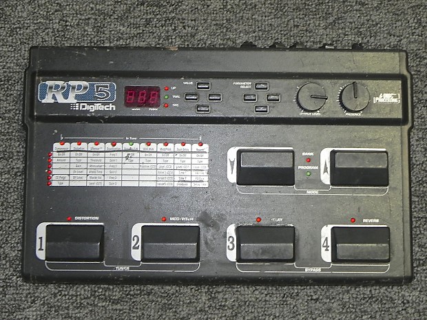 DigiTech RP5 S-DISC Digital Multi-Effects Processor Black | Reverb UK