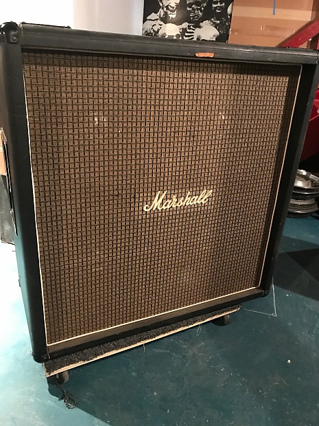 Marshall 4x15 4x15 Bass Cabinet 1970's Black | Reverb