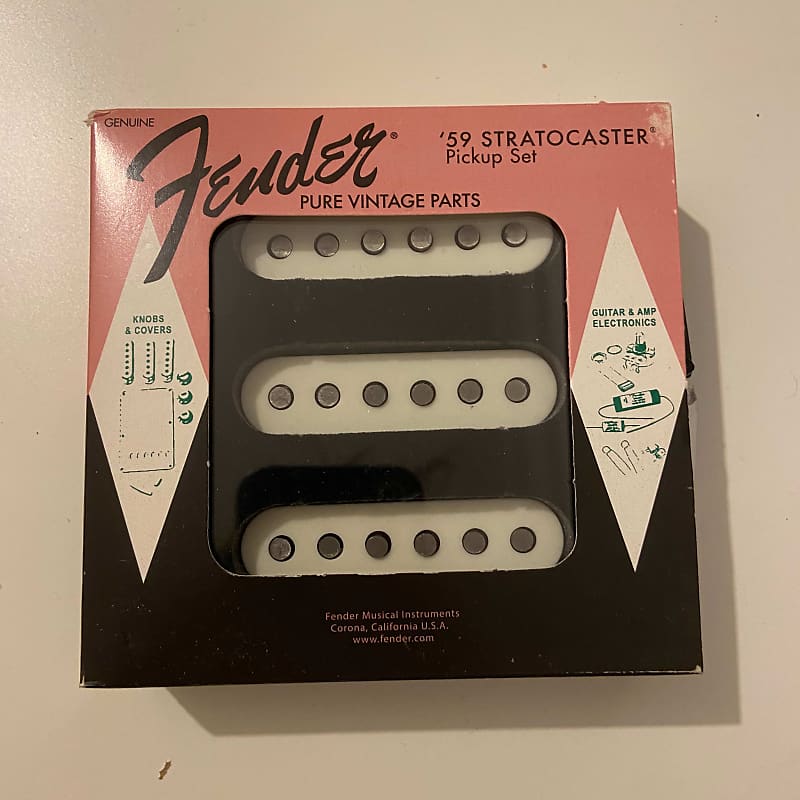 Fender Pure Vintage '59 Stratocaster Pickup Set | Reverb