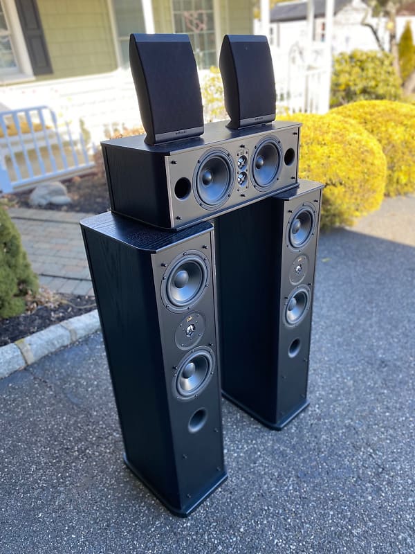 PSB Stratus Silver / Polk Audio Home Theater Surround system | Reverb