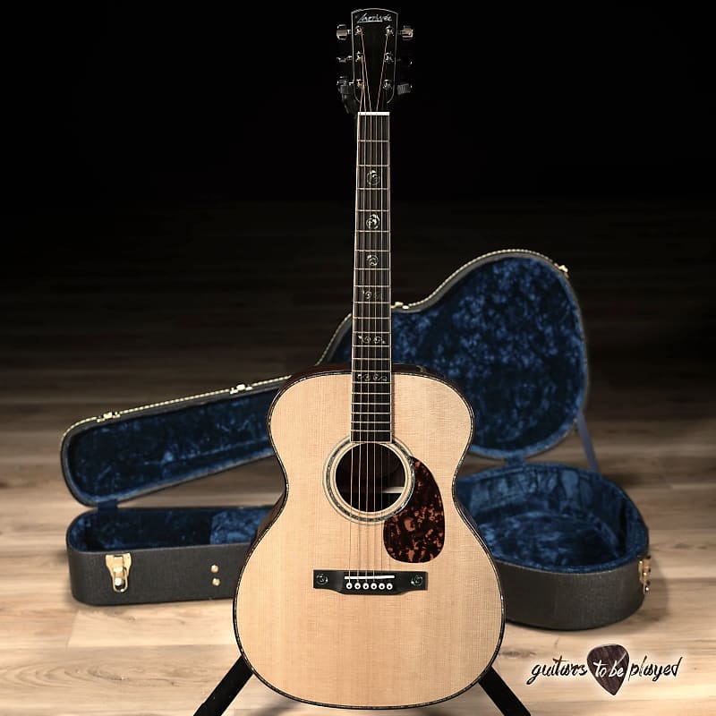 Larrivee OM-10 Deluxe Spruce/Rosewood Acoustic Guitar w/ | Reverb UK