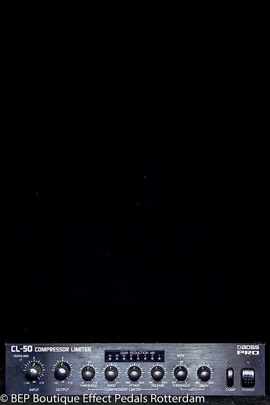 Boss Pro CL-50 Pro Compressor Limiter Micro Rack 2000 s/n | Reverb