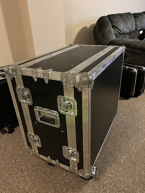 Guitar Amp Case W/ Rack Space & Casters | Reverb